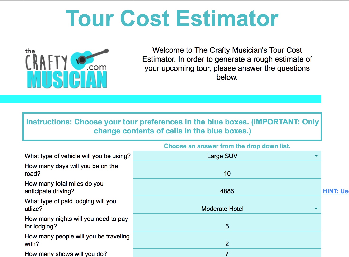 I need help Booking a Music Tour – The Crafty Musician